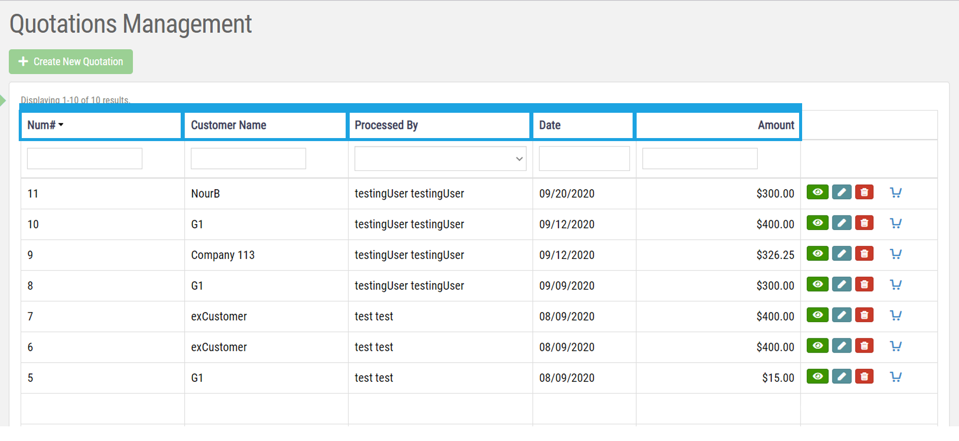 How to start sales from sales quotation? (Quotations) - New G Solution