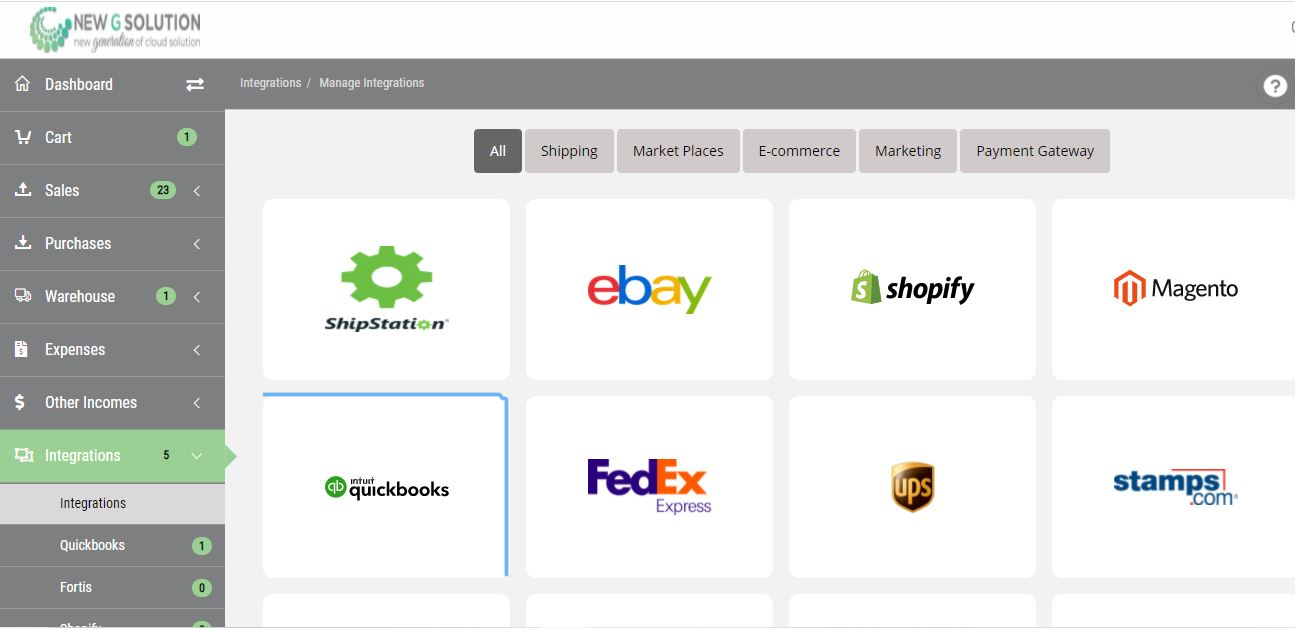 Quickbooks - New G Solution