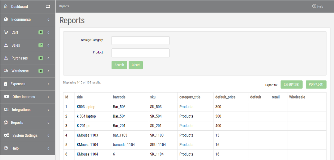 Products Pricing Levels - New G Solution