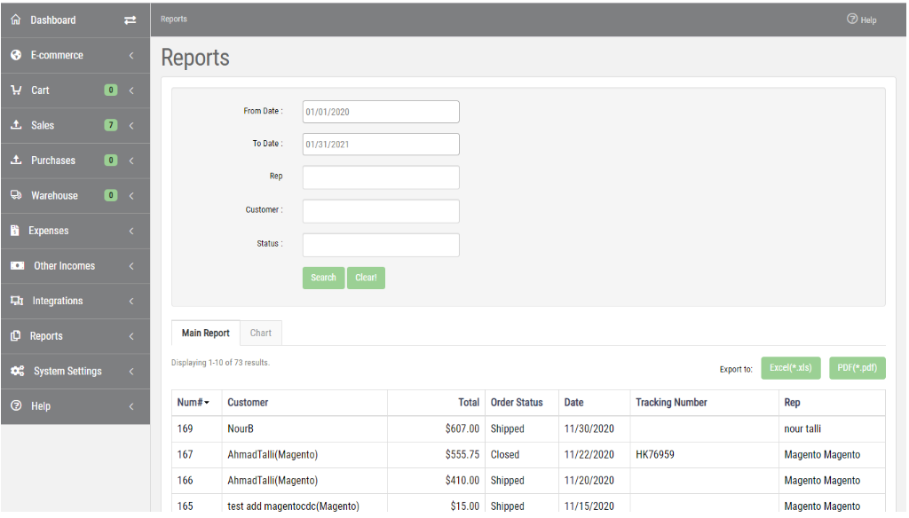 Sales Report By Invoice - New G Solution