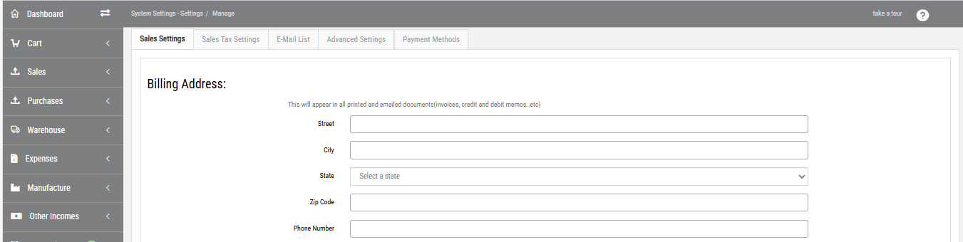 General Settings - New G Solution