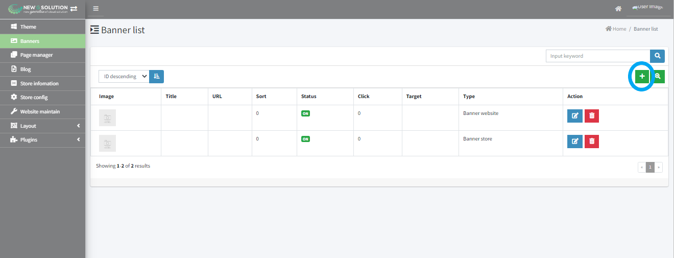 Banners - New G Solution